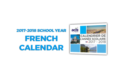 2017-2018 School Year French Culture Calendar | ACIS Educational Tours