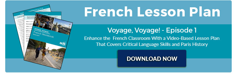New French Lesson Plan: Voyage, Voyage! Episode 1