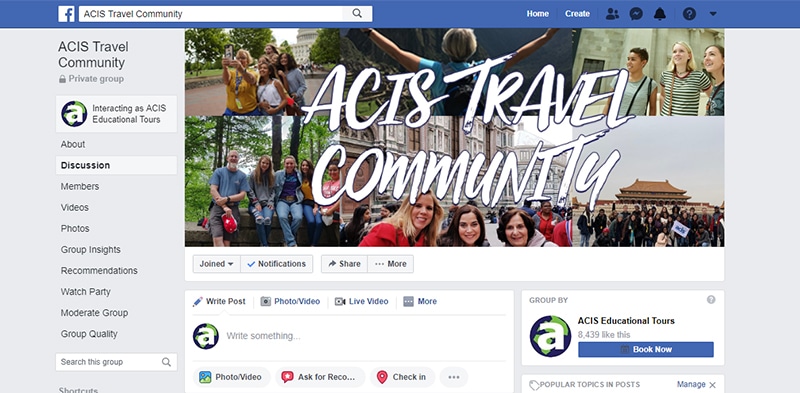 Getting Started with Educational Travel | ACIS Educational Tours